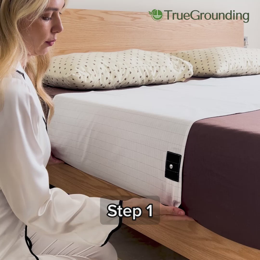 TrueGrounding™ Bedsheet: Experience Grounding While Sleeping